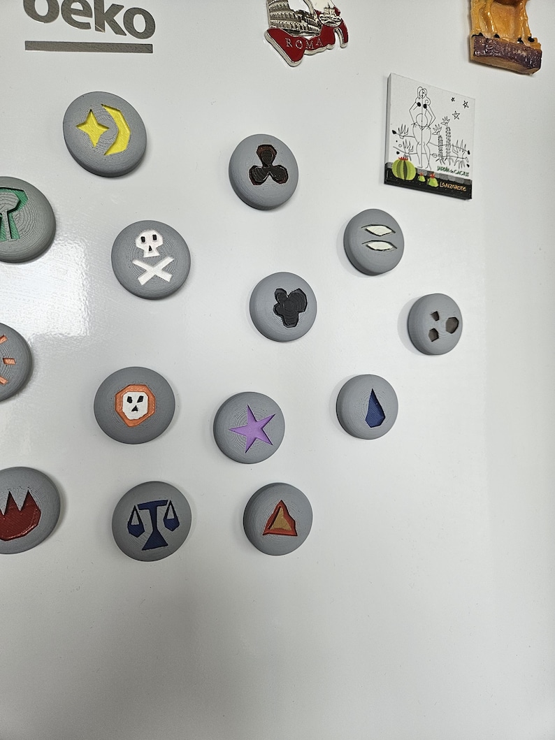 ORIGINAL MODEL - All Runes From Runescape OSRS - 3D Printed and Hand ...