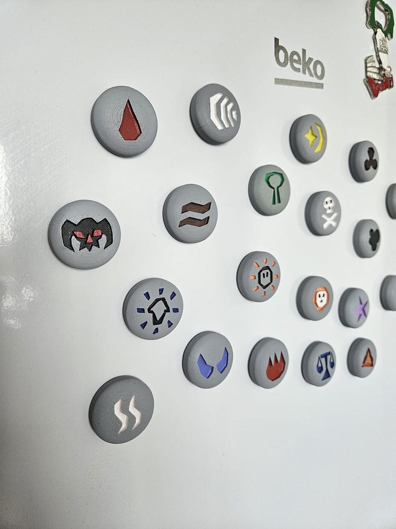 ORIGINAL MODEL - All Runes From Runescape OSRS - 3D Printed and Hand ...