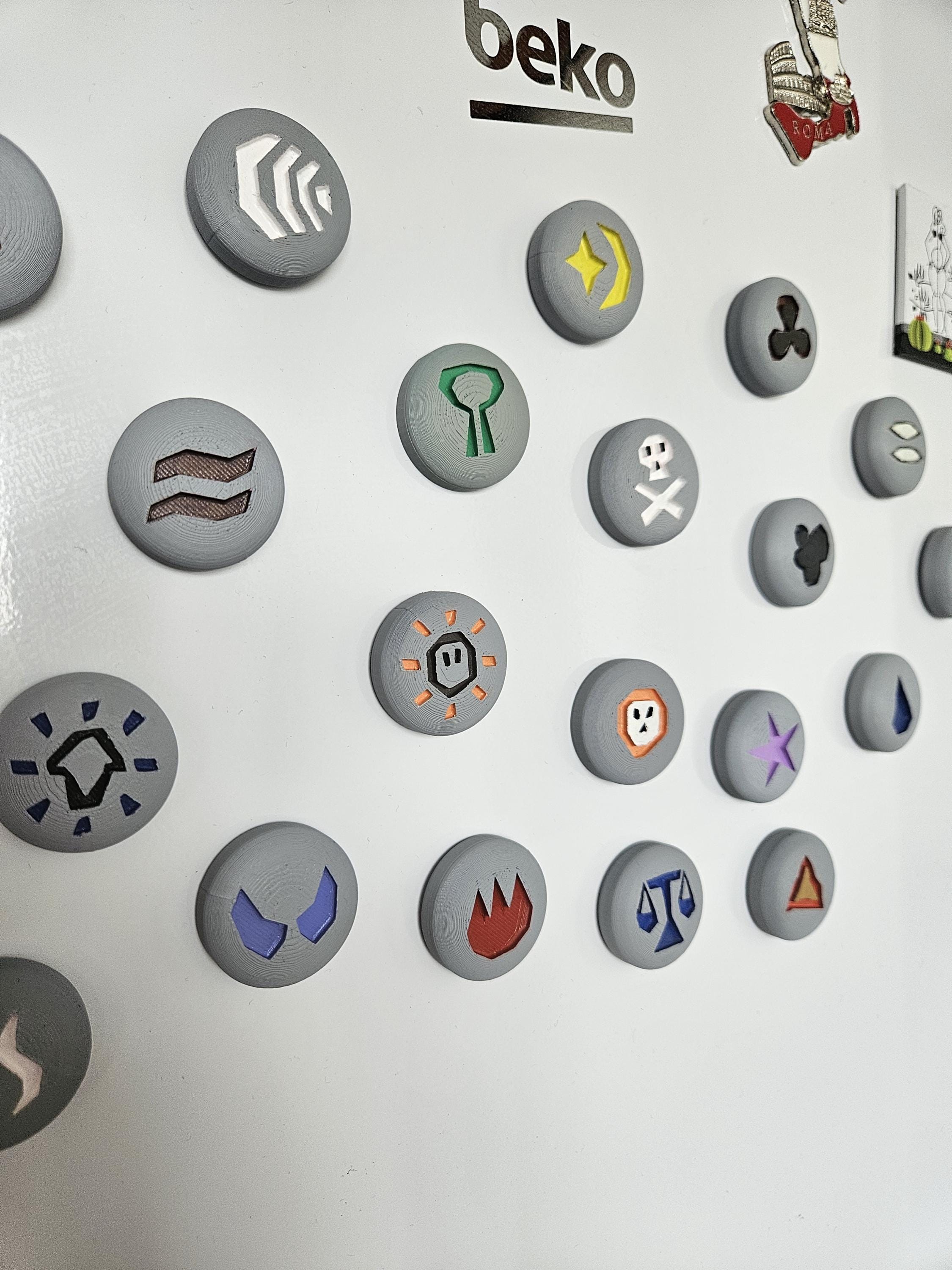 ORIGINAL MODEL All Runes From Runescape OSRS 3D Printed and Hand ...