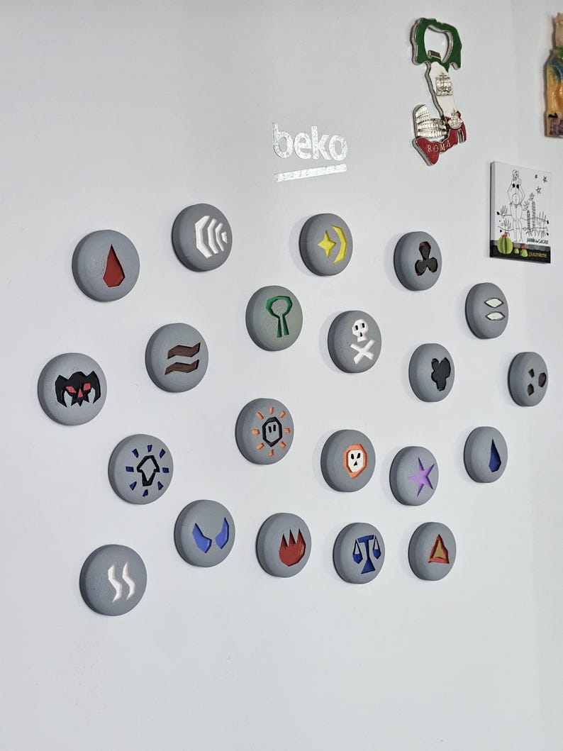 ORIGINAL MODEL - All Runes From Runescape OSRS - 3D Printed and Hand ...