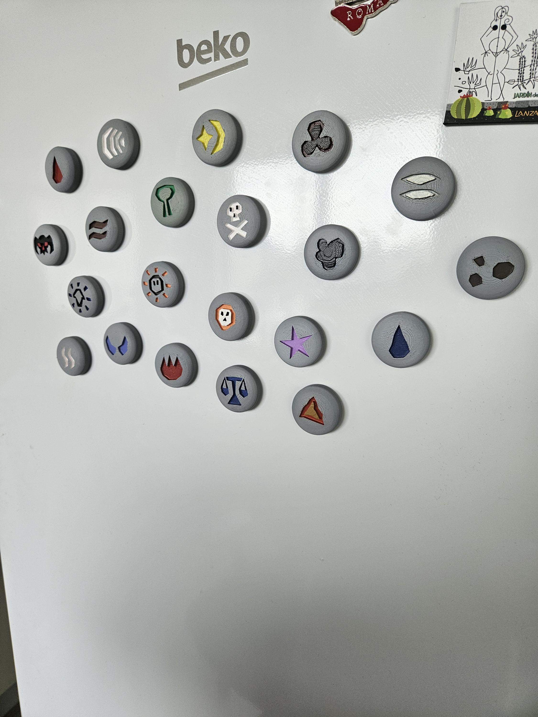 ORIGINAL MODEL - All Runes From Runescape OSRS - 3D Printed and Hand ...
