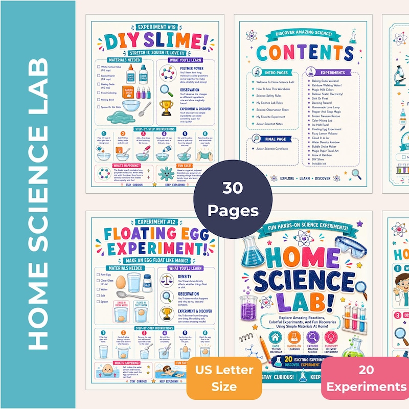 Kids Science Activities - Etsy