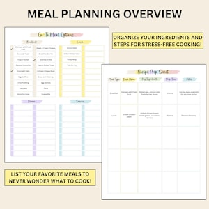 Ultimate Meal Planner Bundle - Meal Planning, Grocery List, Budget ...