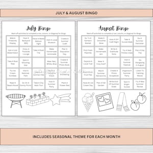 Monthly Bingo Tracker: Customizable Goal Templates (US Letter, A4, A5 ...