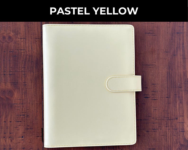 A5 PU Leather Binder For Bullet Journal Organizer | 6-Ring Planner ...