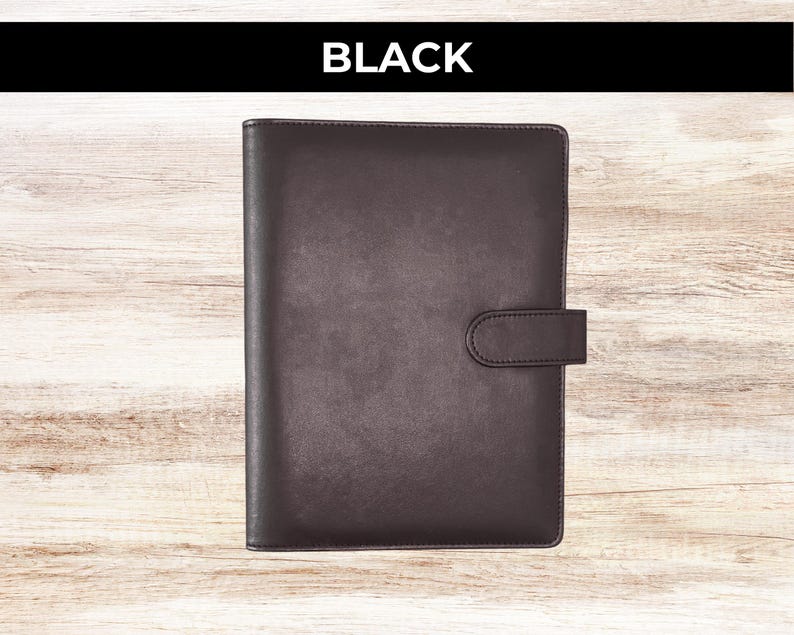 A5 PU Leather Binder For Bullet Journal Organizer | 6-Ring Planner ...