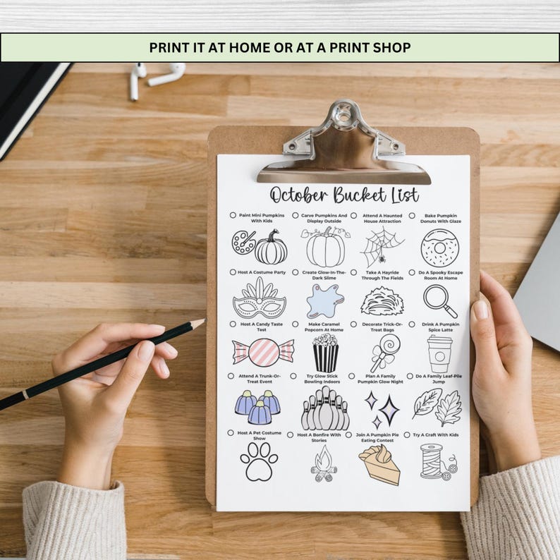 12-month Bucket List Doodles: Coloring Journal Pages (digital Download ...