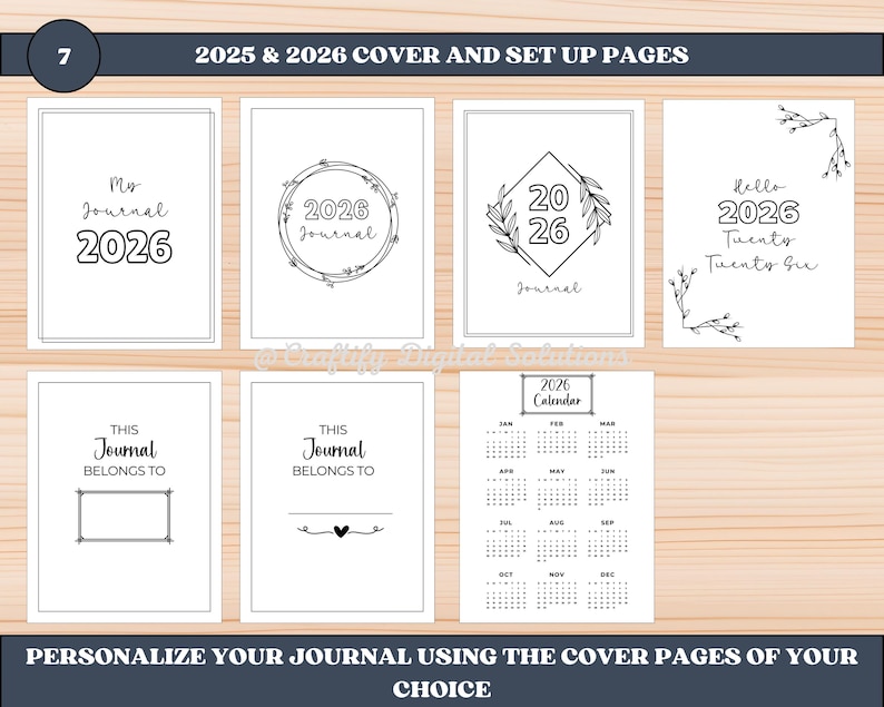 2026 Teens Bullet Journal – Printable Planner With Trackers (PDF) - Etsy