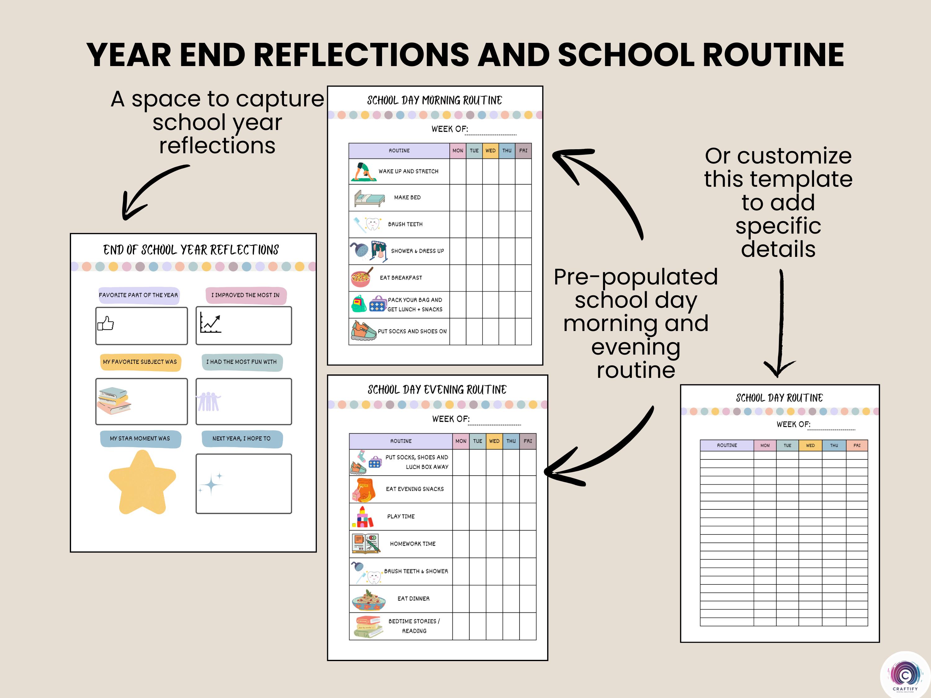 Kids School Planner, 2024, Daily Planner, Goal Planner, Exam Prep, Goal ...