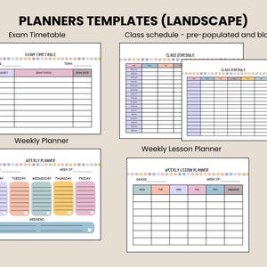 Kids School Planner, 2024, Daily Planner, Goal Planner, Exam Prep, Goal ...