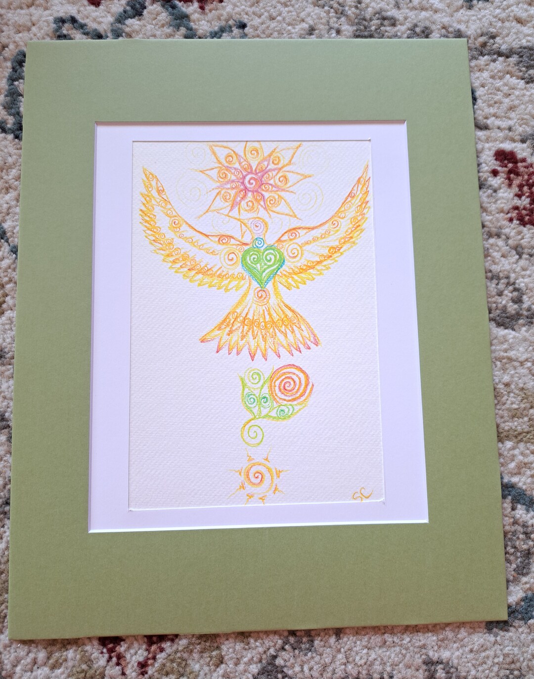 Thunderbird, Fire Bird, Phoenix Rising, Original Art, Stephanie Cannon ...