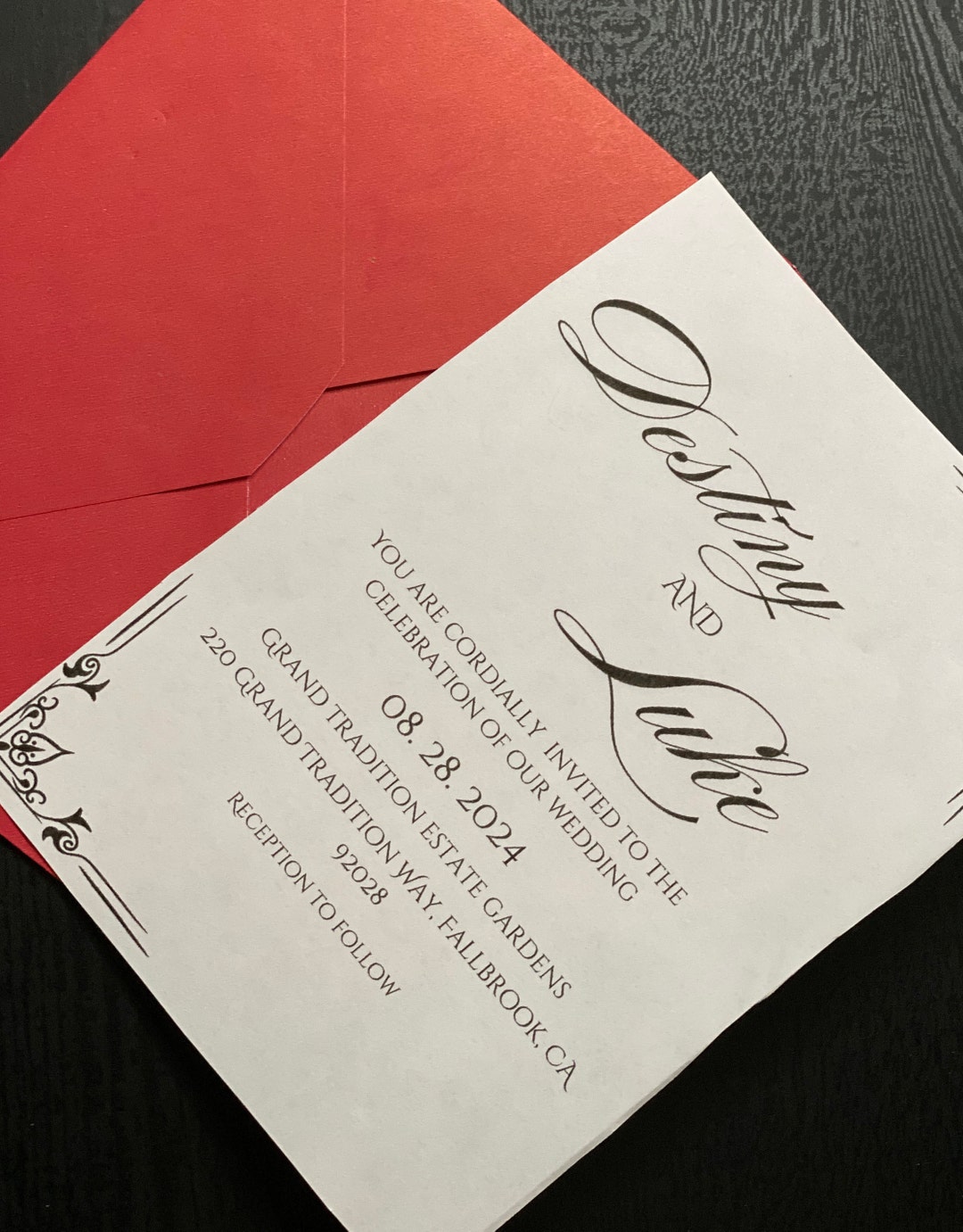 Intimate Wedding Invitation Template, Modern Intimate Ceremony Invite ...