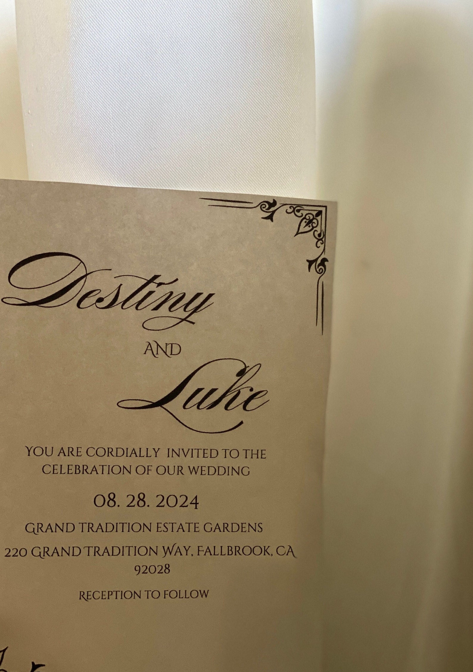 Intimate Wedding Invitation Template, Modern Intimate Ceremony Invite ...