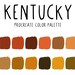 Procreate Color Palette - 50 States - Kentucky - Etsy