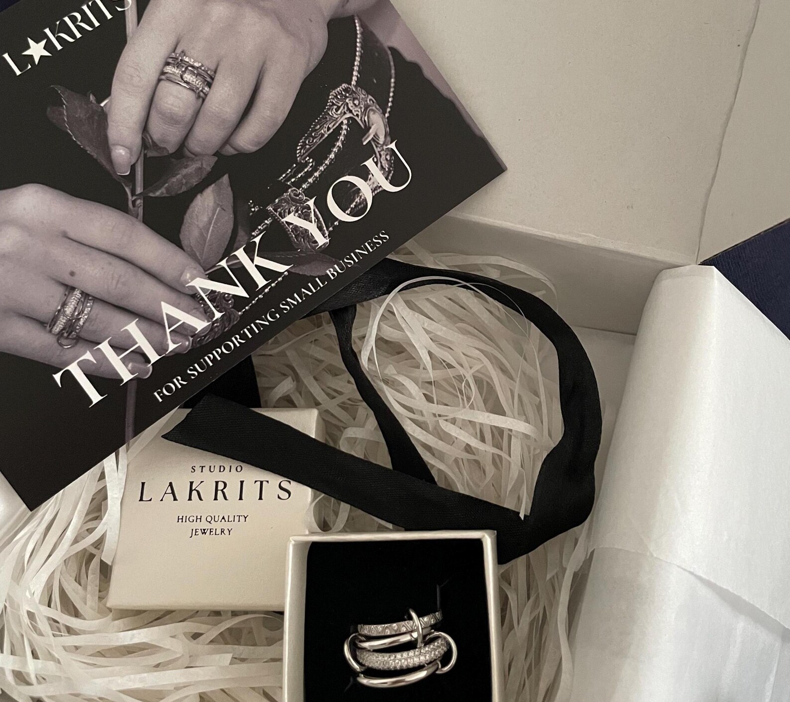 The Four Linked Ring - Four Connected Rings in Real 925 Silver for ...