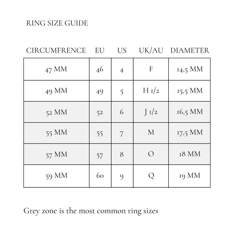 Four Linked Rings Four Connected Rings Women/unisex Unique Stackable ...