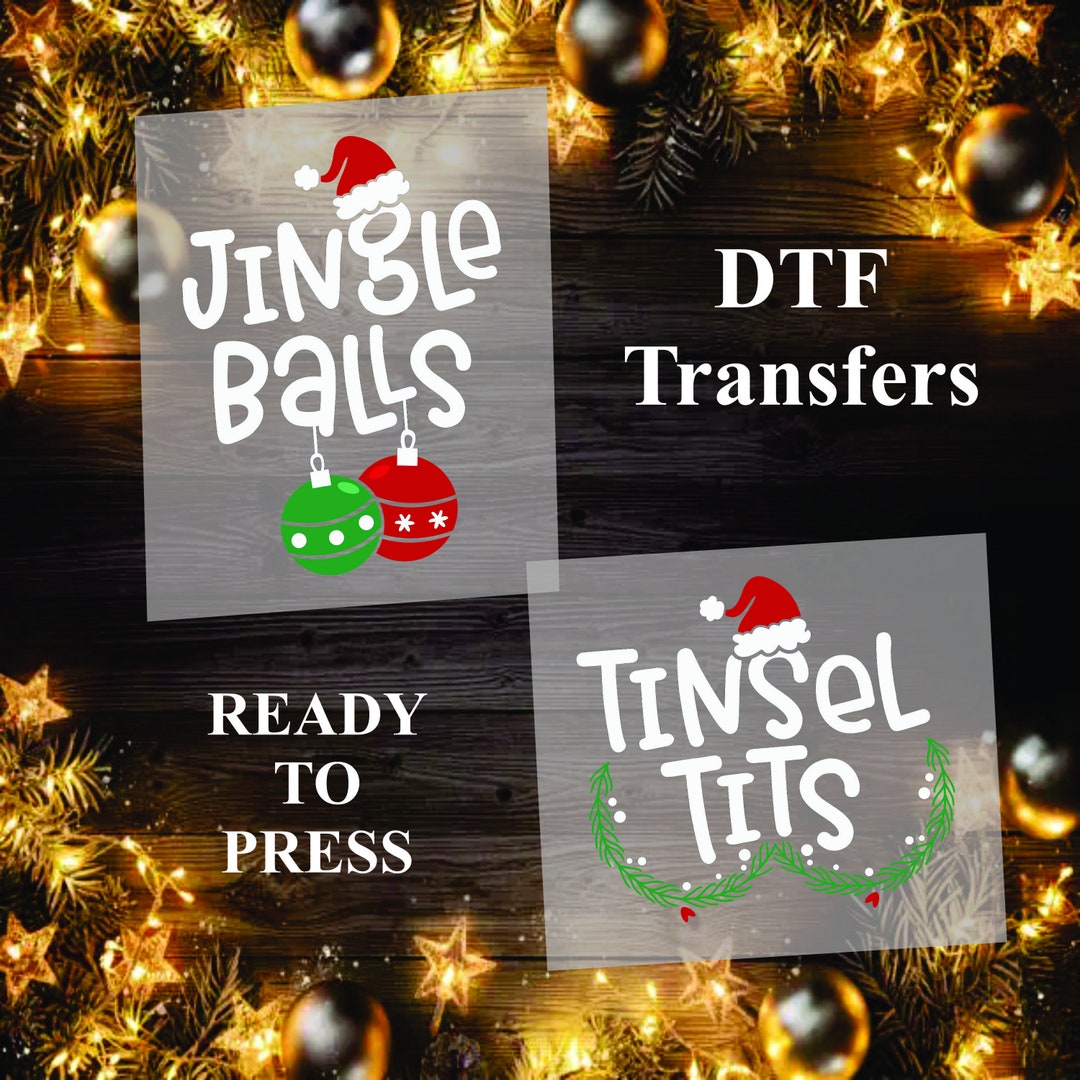 Chest and Nuts Christmas Design, DTF Transfer, Merry Christmas Design ...