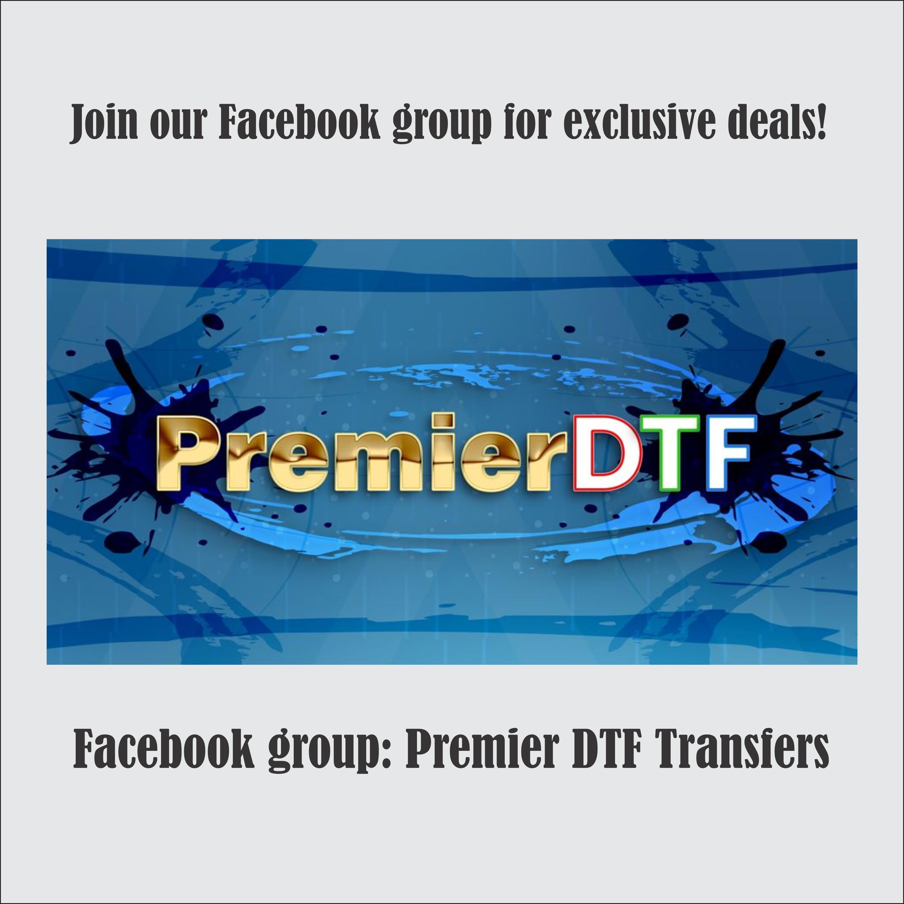 Custom Football Transfer Design DTF. Ready to Press, Heat Transfer ...