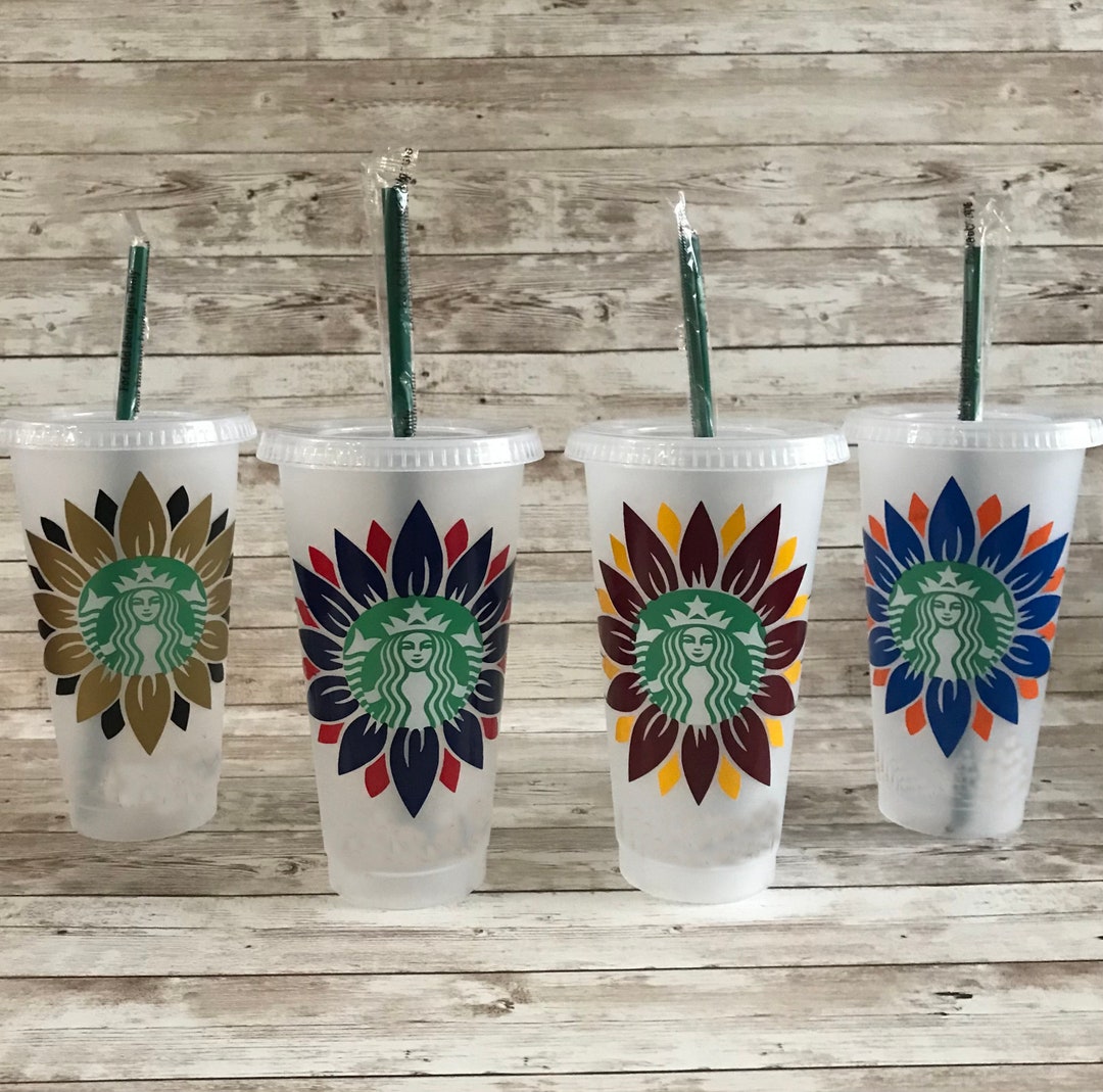 Custom Team Colors Starbucks Cup, Reusable Cold Cup, Personalized ...
