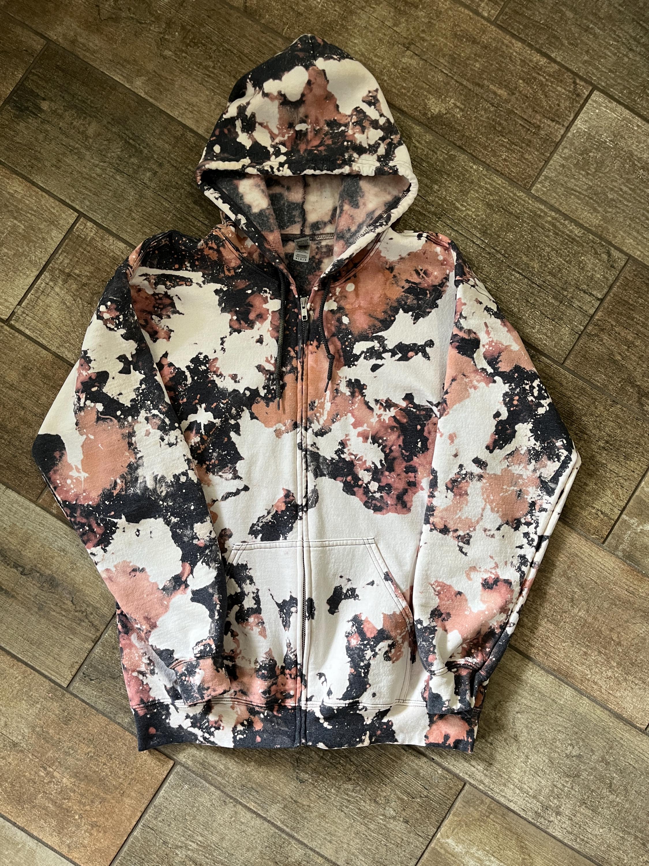 Bleach Zip up Hoodie - Etsy Bleach Zip up Hoodie - Etsy