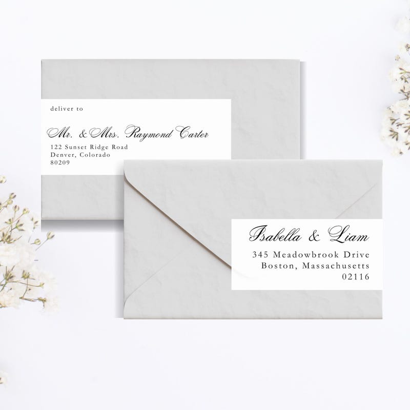 Diy Address Labels - Etsy