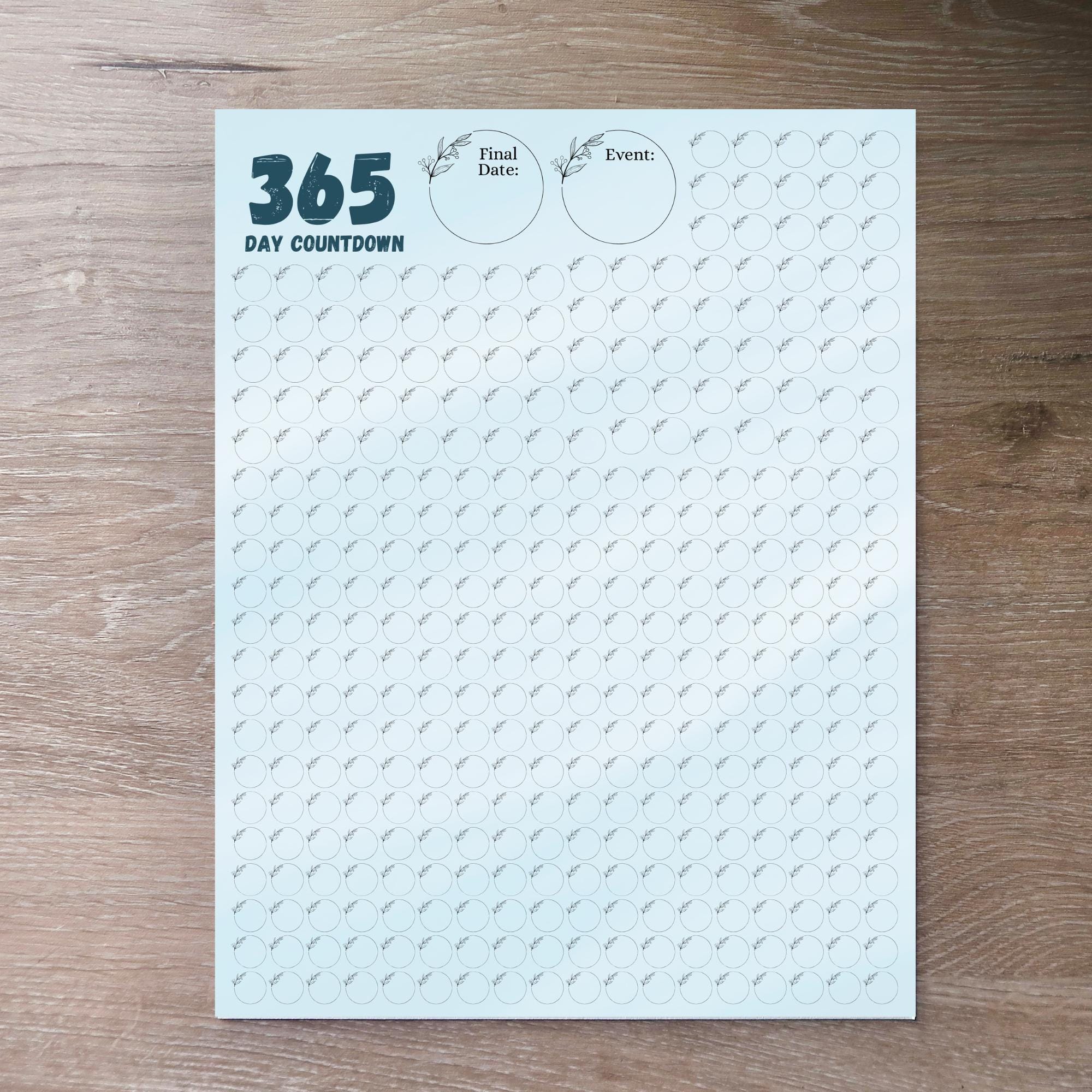 Wedding Countdown | 365 Day Countdown | Wedding Countdown Calendar ...