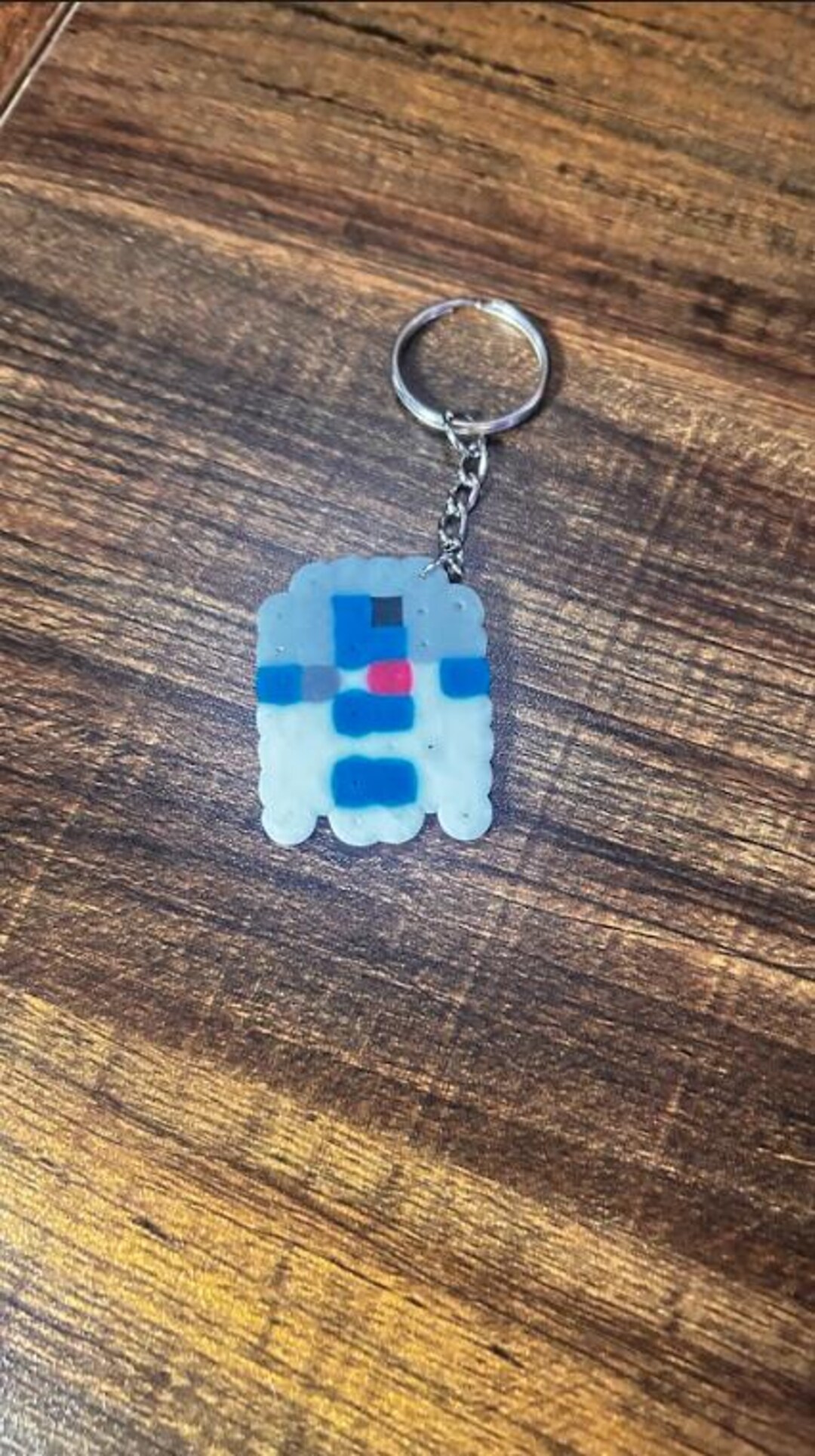 Perler Bead R2-D2 Star Wars Character Keychain - Etsy
