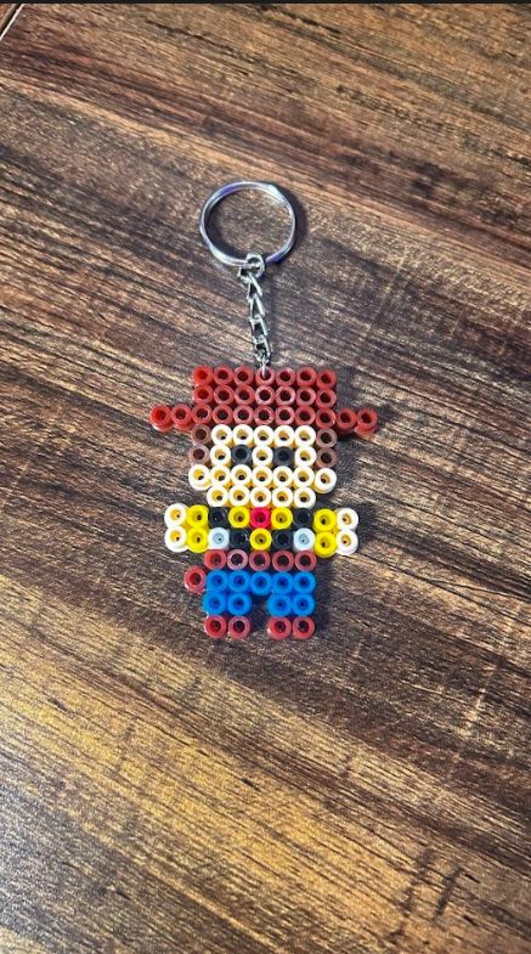 Perler Bead Woody the Cowboy Character Keychain - Etsy
