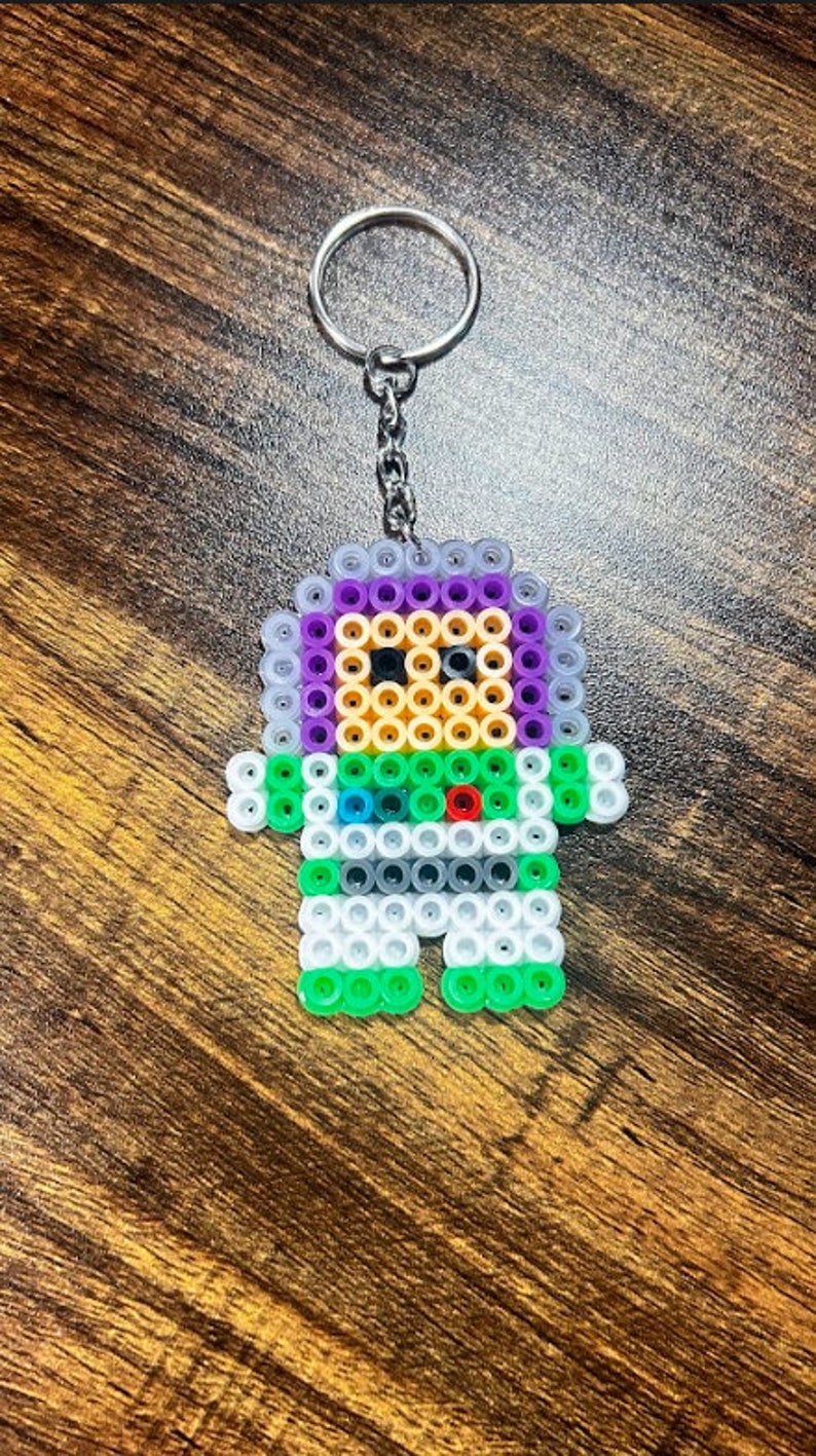 Buzz Lightyear Fuse Bead Keychain - Etsy