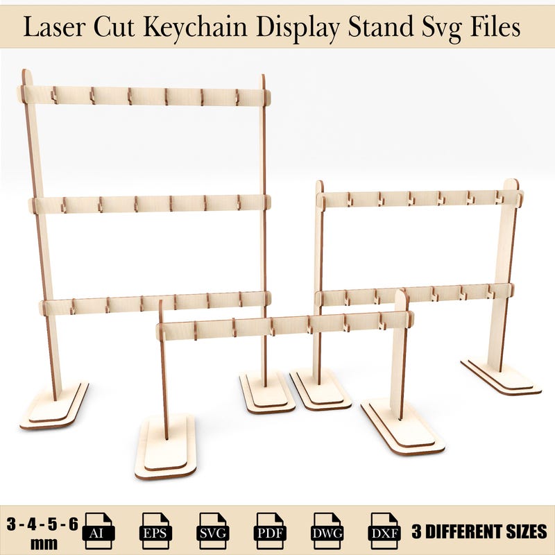 Key Racks Laser Cut File - Etsy