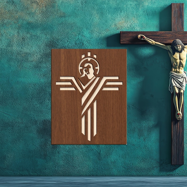 Jesus Christ Laser Cut Files,jesus Face,jesus Cross Files Set,metal and ...