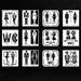 Wc Restroom Sign,wc Laser Cut Files,restroom Laser Cut Files,metal and ...