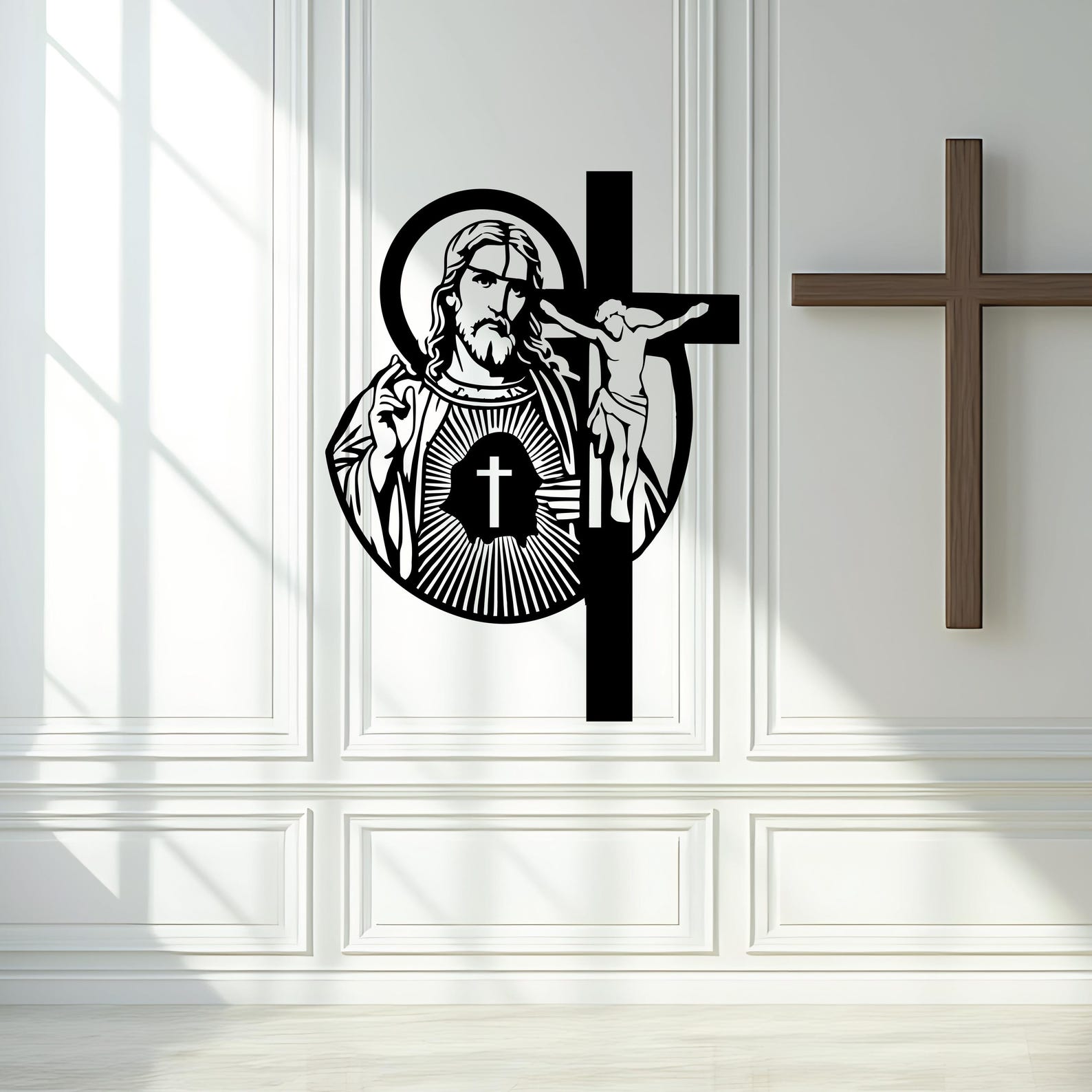 Jesus Christ Laser Cut Files,jesus Face,jesus Cross Files Set,metal and ...
