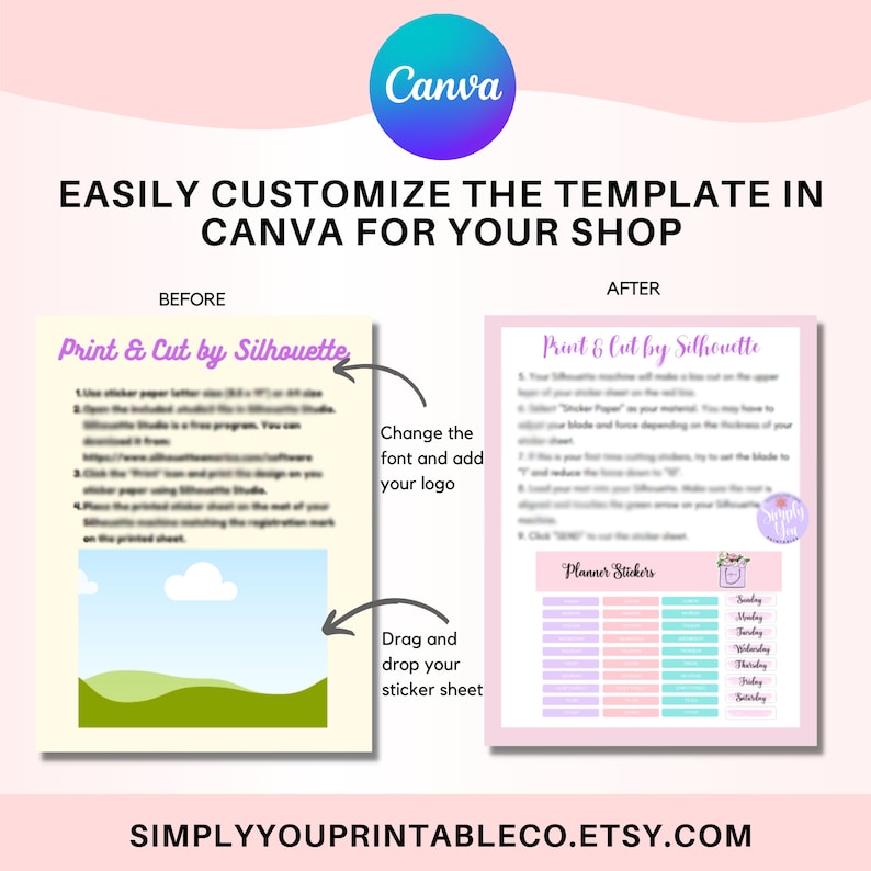 Print and Cut Stickers Guide for Cricut Printable Sticker - Etsy