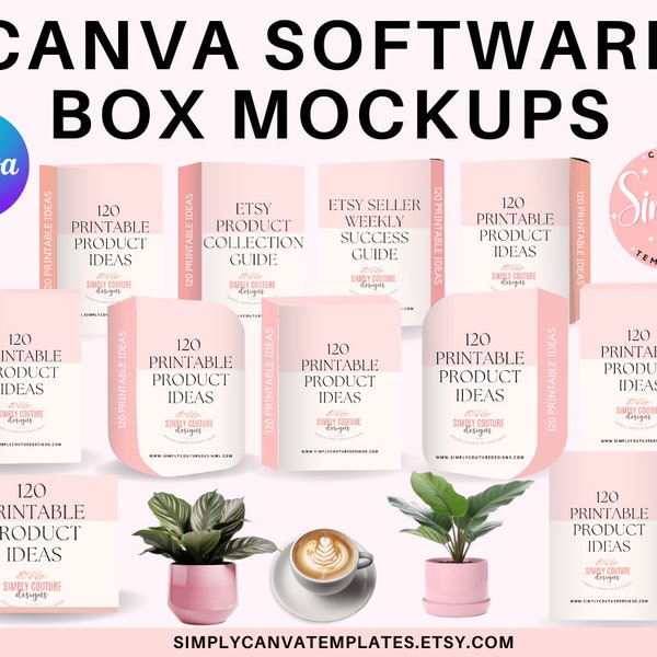 Canva Box Template - Etsy