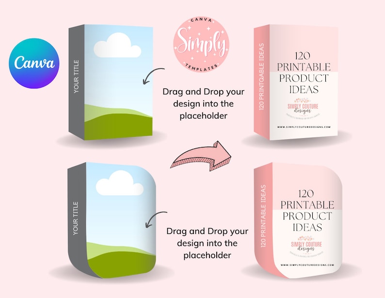 Box Mockup, Canva Box Mockup, Mockup Product Box, Canva Box Template ...