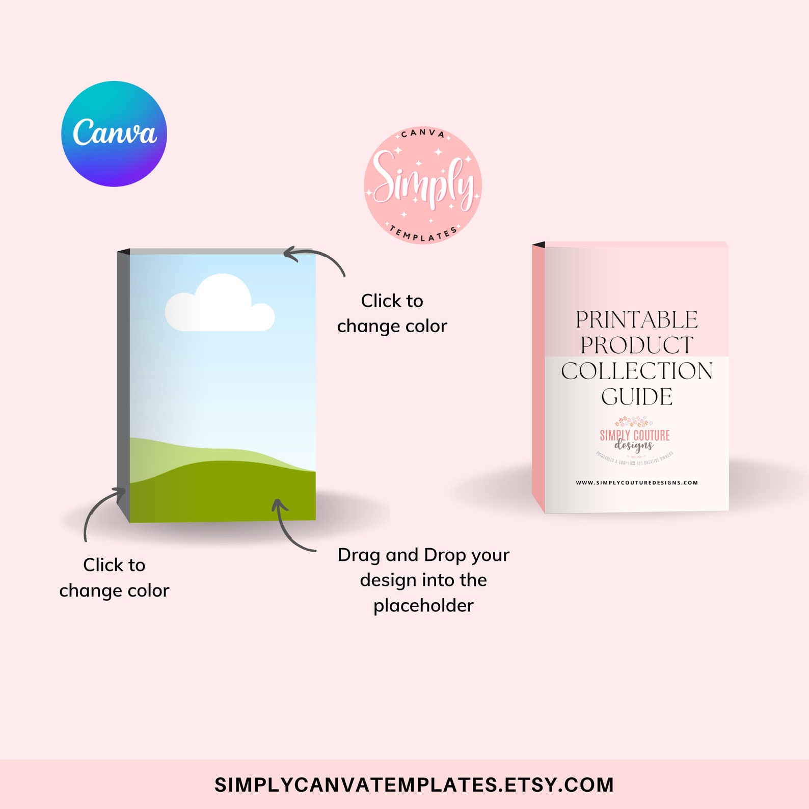 Canva Box Mockup Templates, Canva Mockup, Box Mockup, Software Box ...