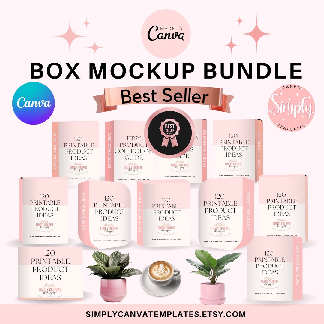 Canva 3d Product Box Mockup, Canva Mockup, Box Mockup, Software Box ...