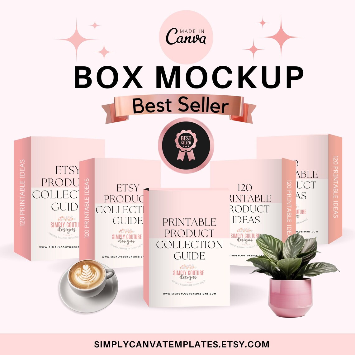 Canva Box Mockup Templates, Canva Mockup, Box Mockup, Software Box ...