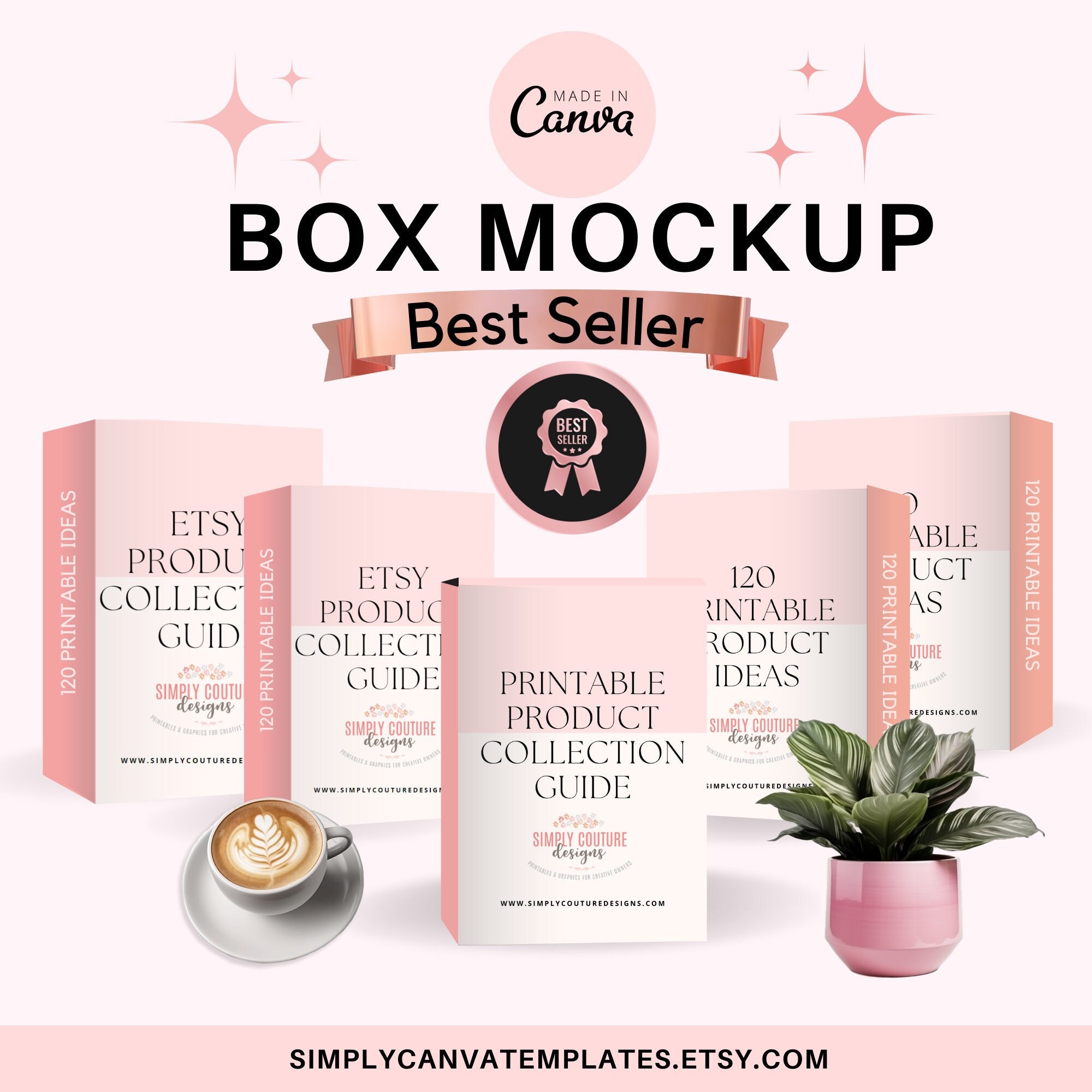 Canva Box Mockup Templates, Canva Mockup, Box Mockup, Software Box ...