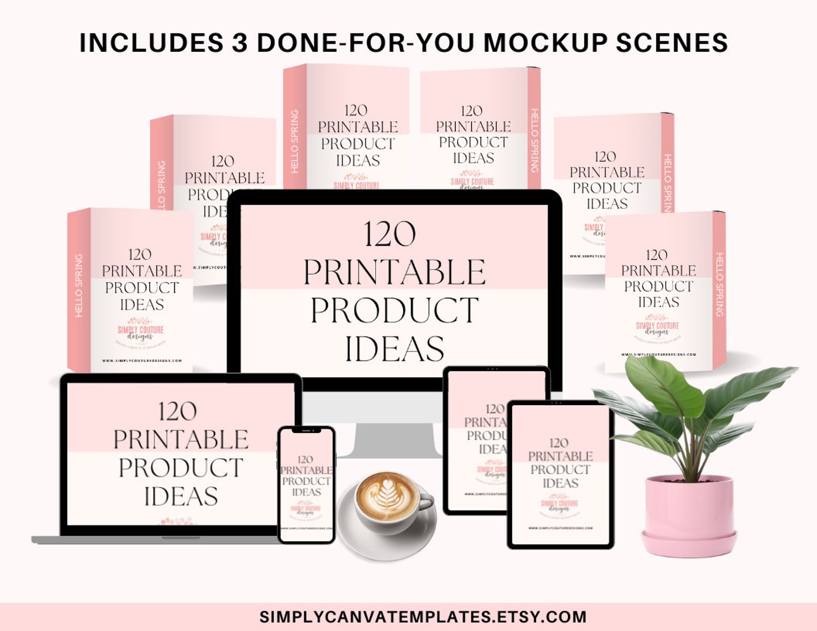 Box Mockup Canva, Software Box Mockup, 3D Box Mockup Canva, Canva Box ...