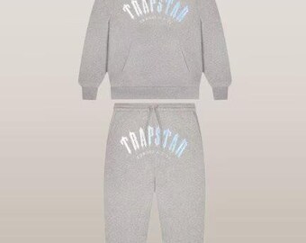 Trapstar Streetwear Tracksuit/black-grey - Etsy