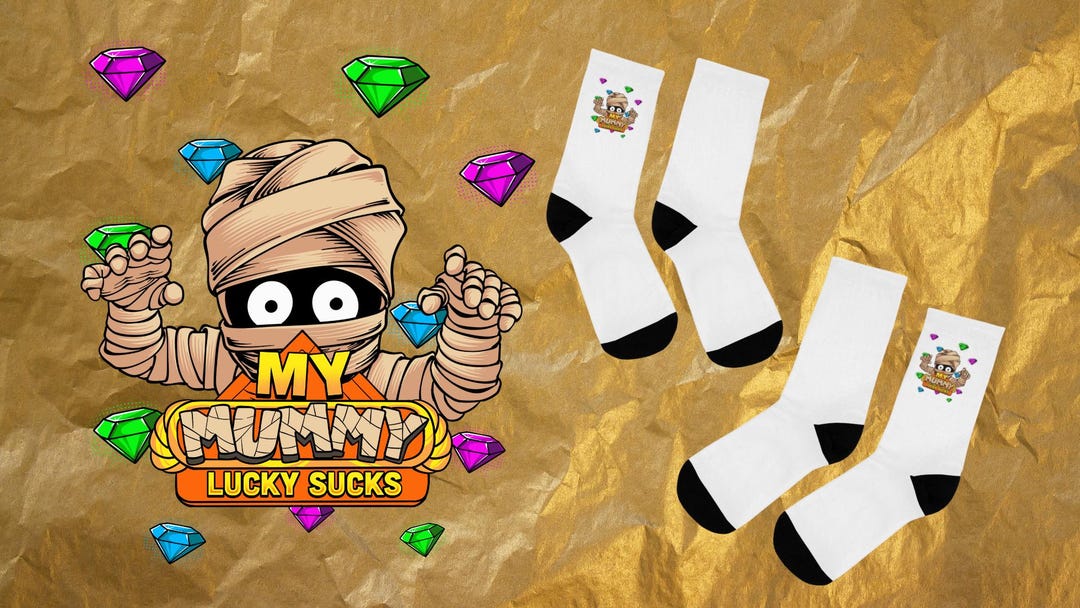 Lucky Mo Mummy Socks - Slot Machine Lover Gift - Etsy