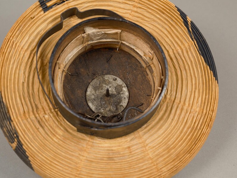 19th Century Edo Period Antique Japanese Lantern With Hidari Mitsudomoe ...