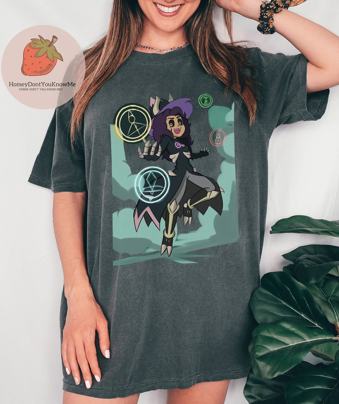 Luz-titan the Owl House Shirt Owl House Magic Symbols Shirt - Etsy UK