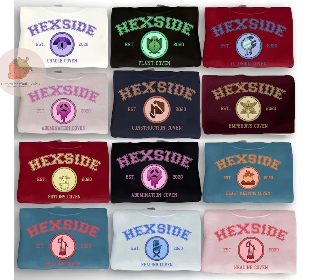 The Owl House Tshirt Hexside School of Magic and Demonics - Etsy