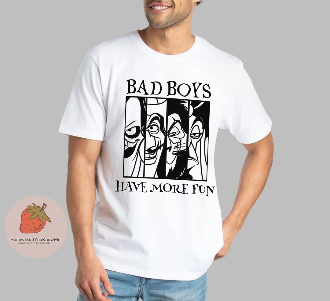 Disney Bad Boys Have More Fun Shirt Disney Jafar Hades Hook - Etsy