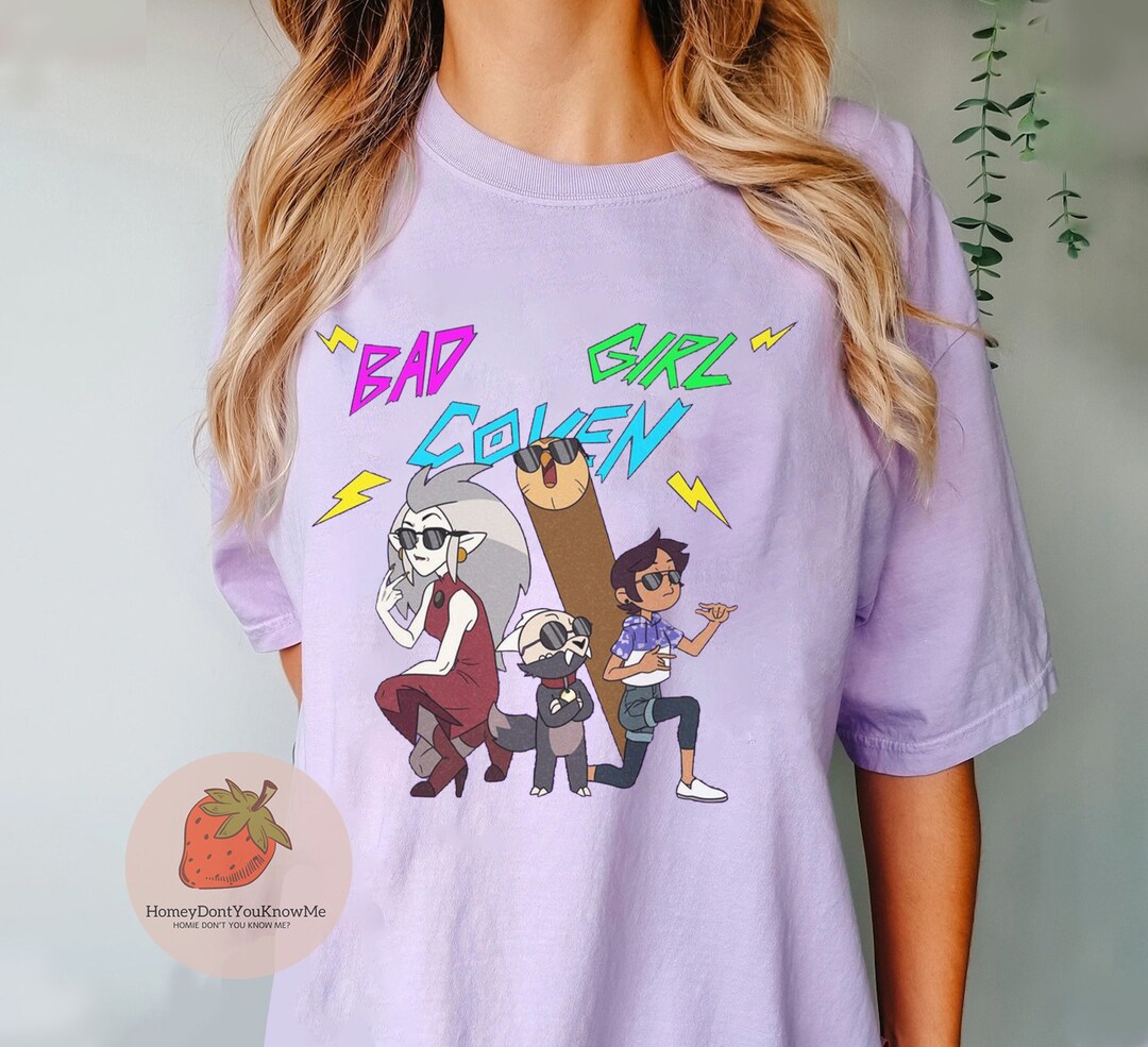 The Owl House: Bad Girl Coven Shirt Luz Noceda Hooty King Bad - Etsy