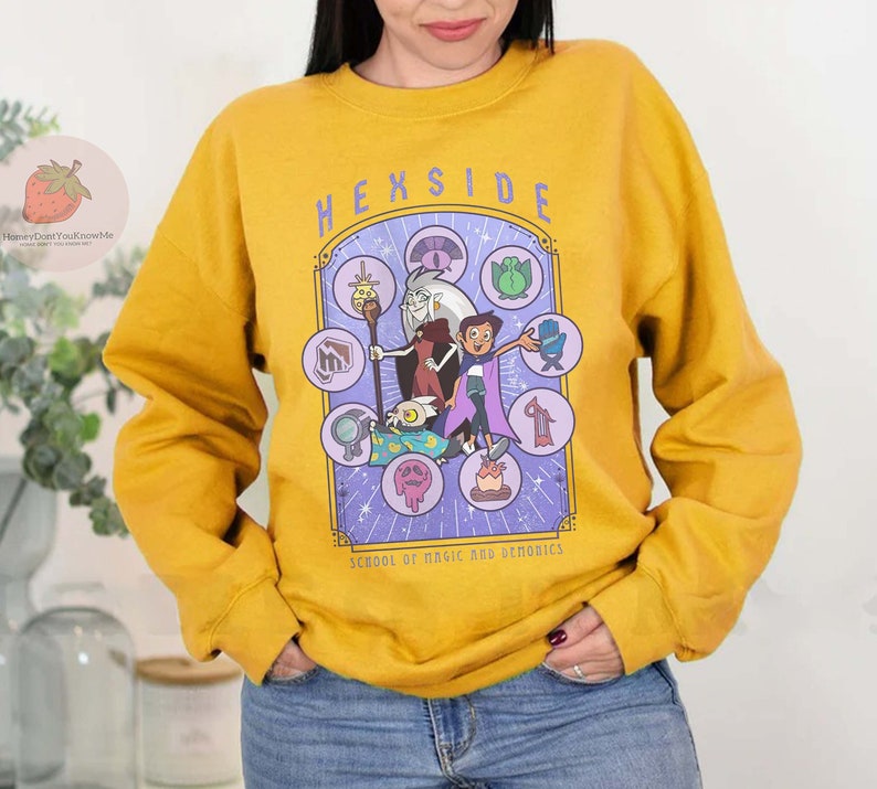 The Owl House Hexside School of Magic and Demonics T-shirt - Etsy Canada