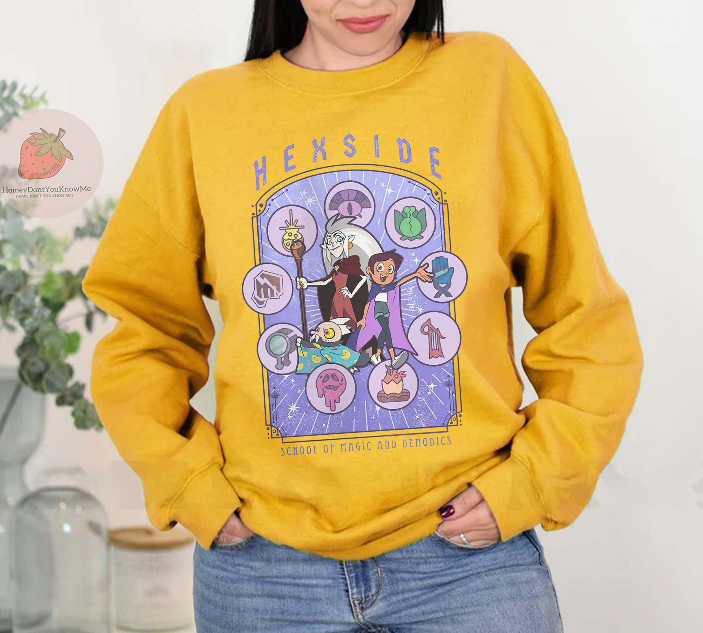 The Owl House Hexside School of Magic and Demonics T-shirt - Etsy Canada